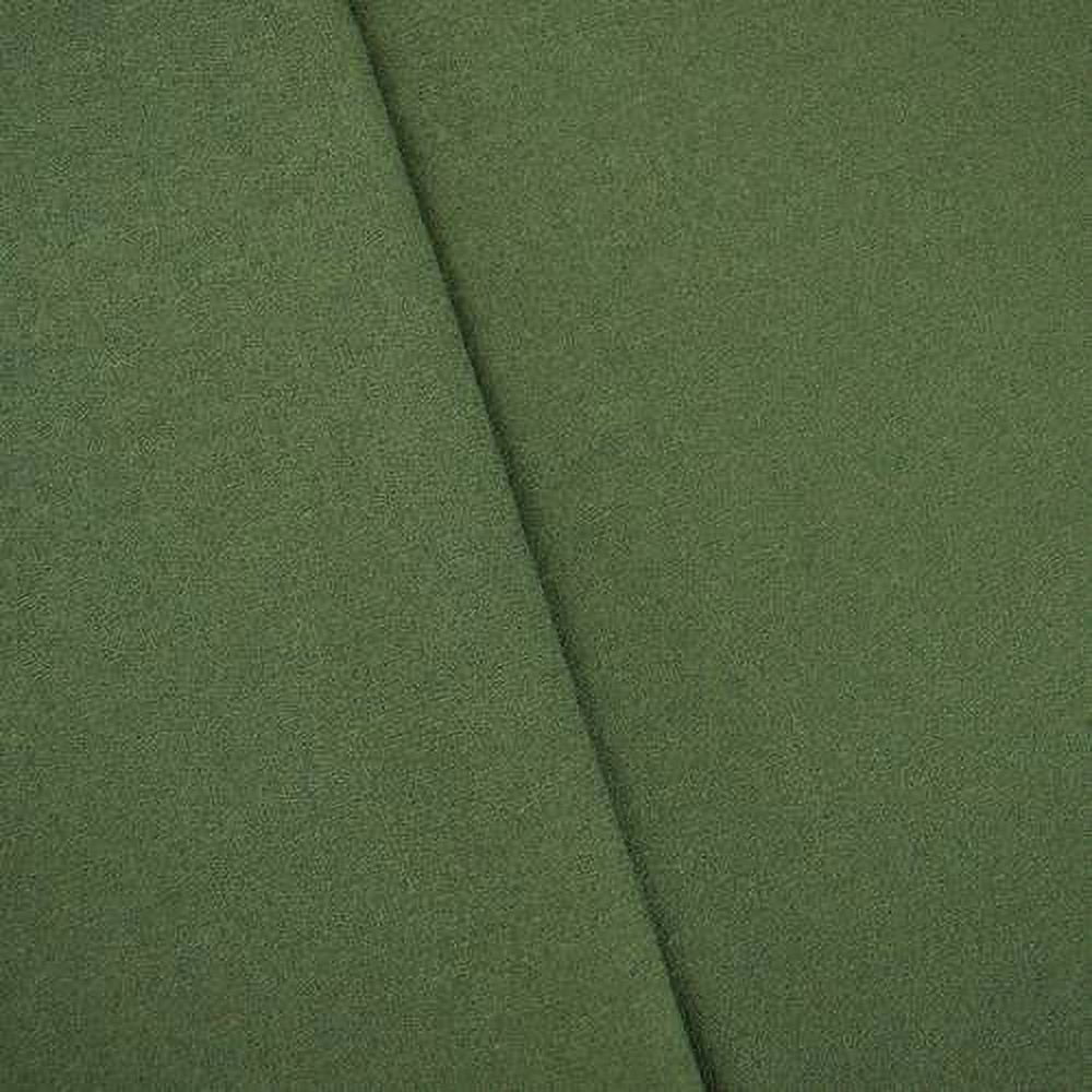 Deep Olive Green Wool Blend Stretch Textured Dobby Jacketing, Fabric By ...