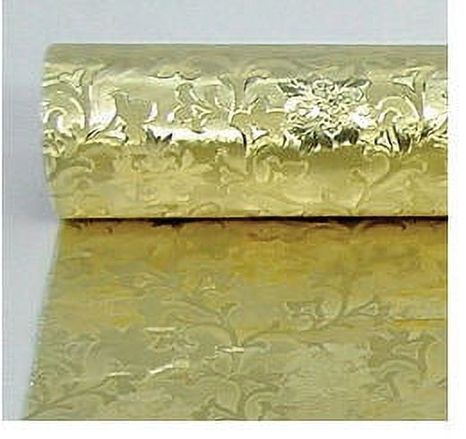 Camelot Aluminum Sandwich Wrapper, Deep Patterned Gold Foil Food Wrap ...