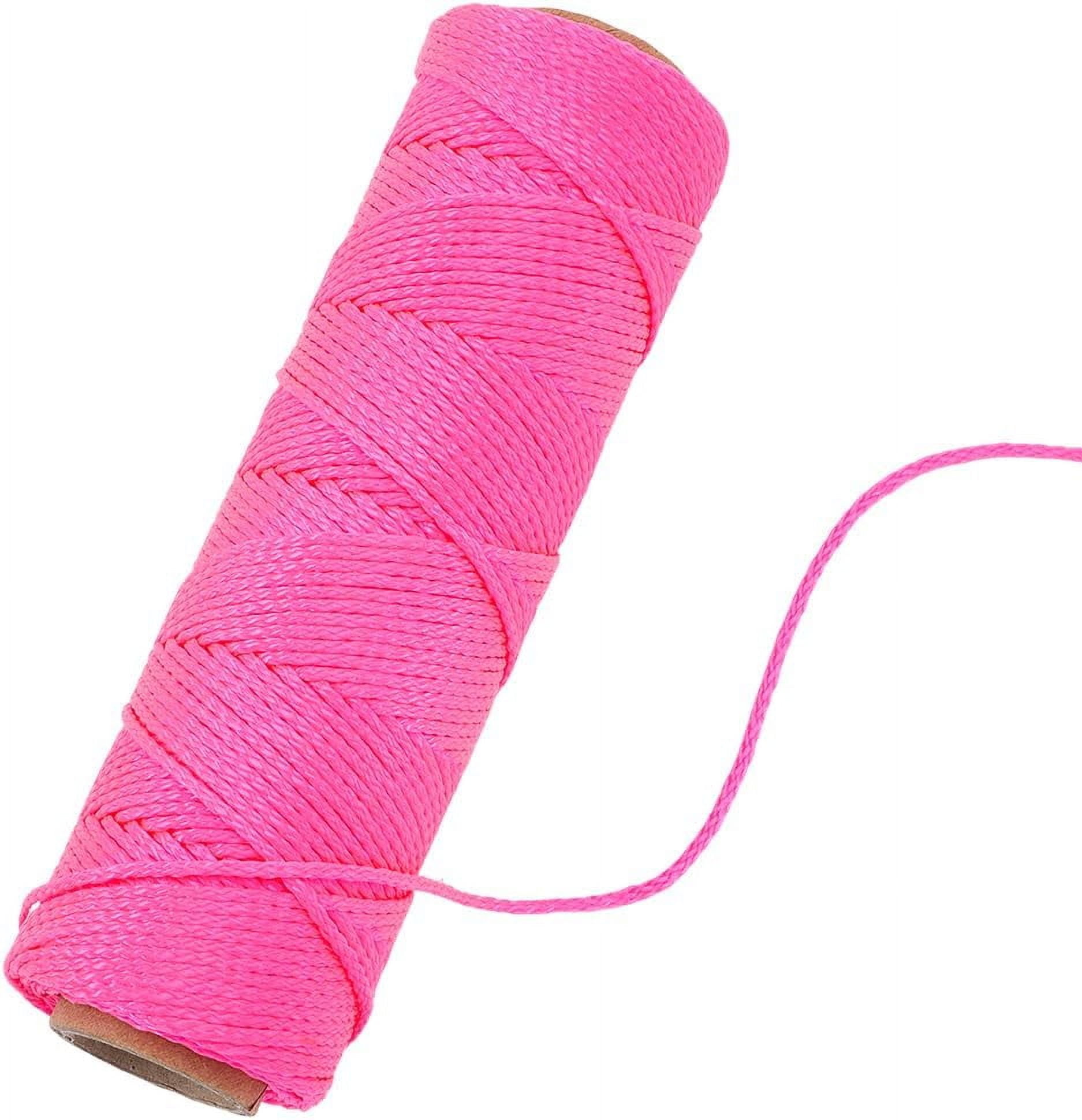 Deep Pink Nylon String Line 250Ft Length #18 Mason Line Nylon Twine ...