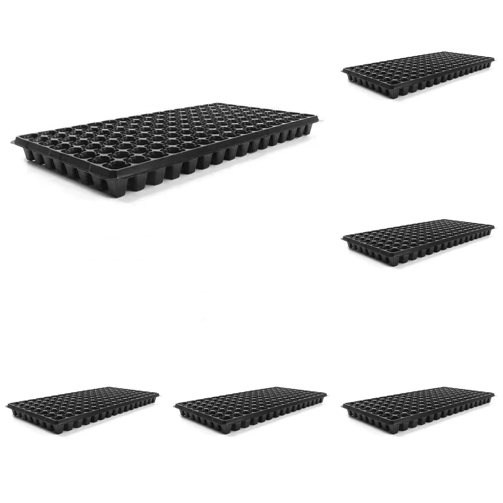 Deep Plug Starter Trays - 5 Pack Thick Nursery Trays, Durable Reusable ...