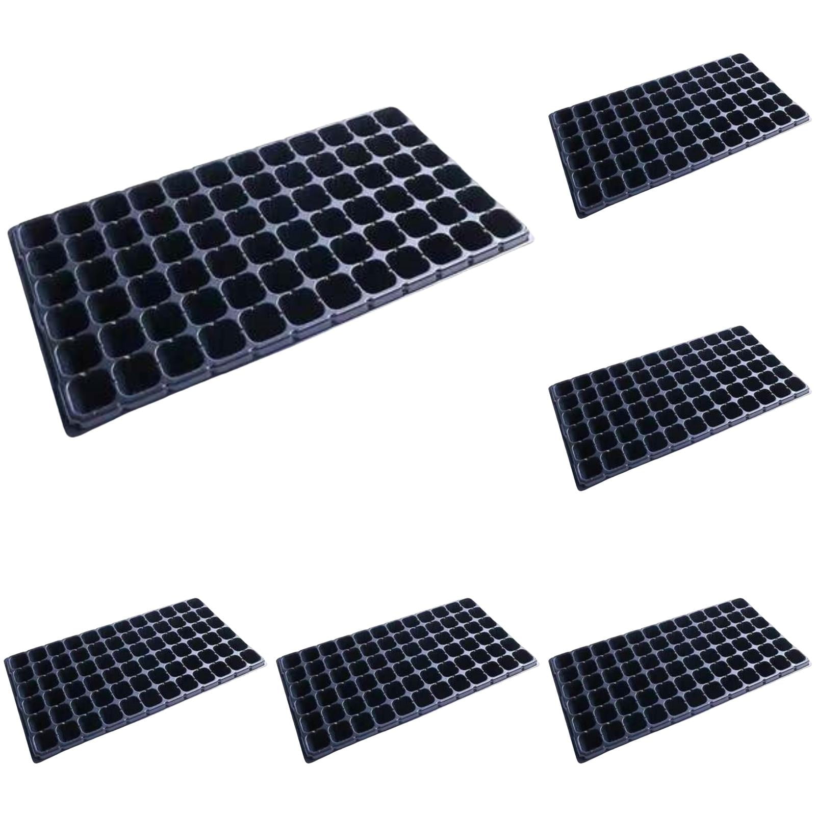 Deep Plug Starter Trays - 5 Pack Thick Nursery Trays, Durable Reusable ...