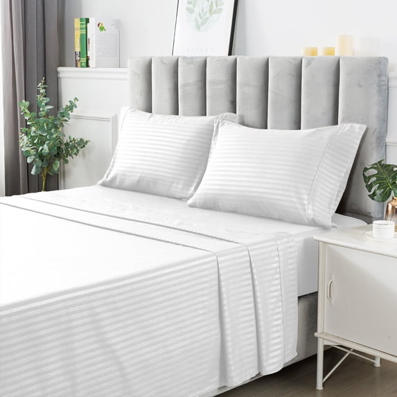 Deep Pocket Bed Sheets 4 Piece Set 1800 Series Hotel Luxury Microfiber ...
