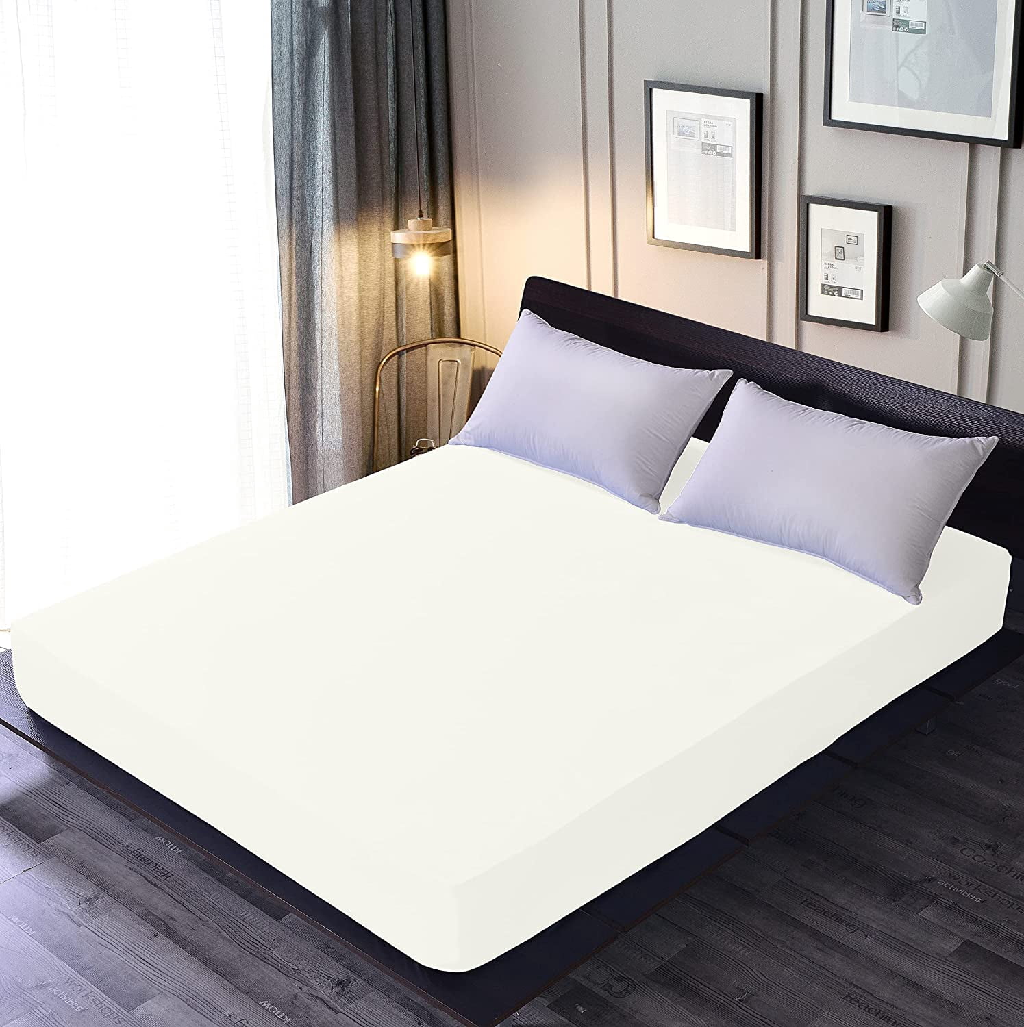 Deep Pocket Fitted Sheet - Fully Elastic - Super Soft - Easy Care ...