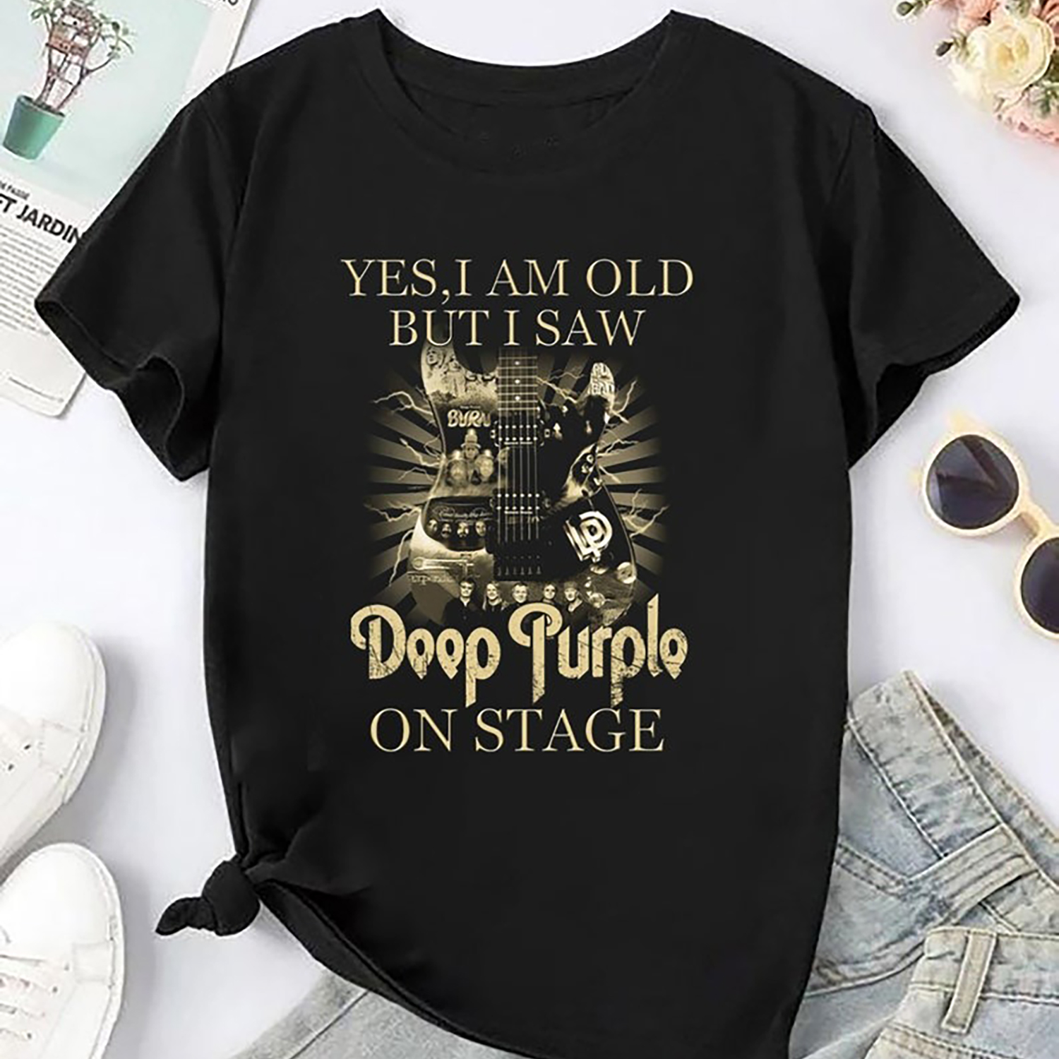 Deep Purple 90s Vintage T-Shirt, Signature Deep Purple Band T-Shirt ...
