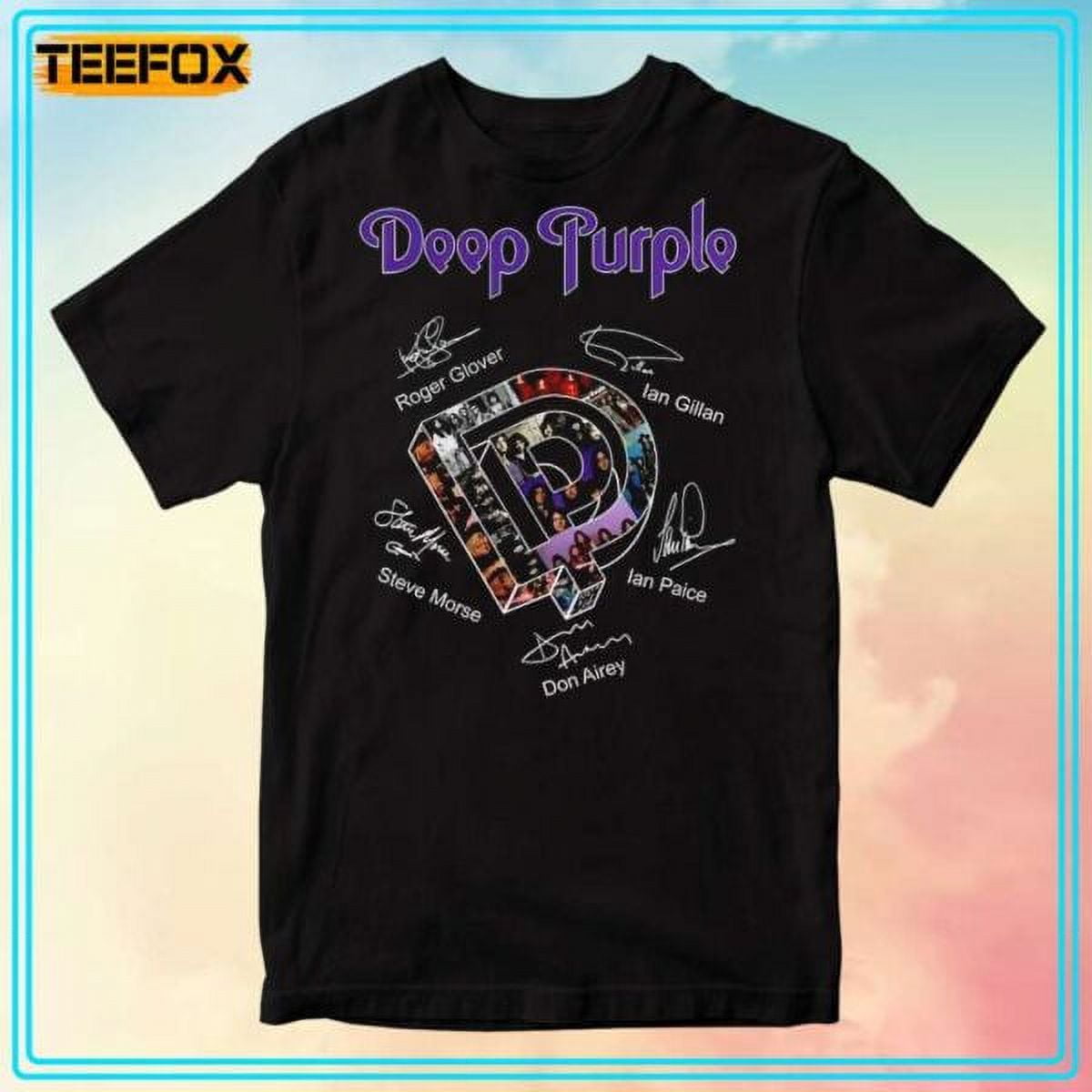 Deep Purple Band Logo Signatures T-Shirt - Walmart.com