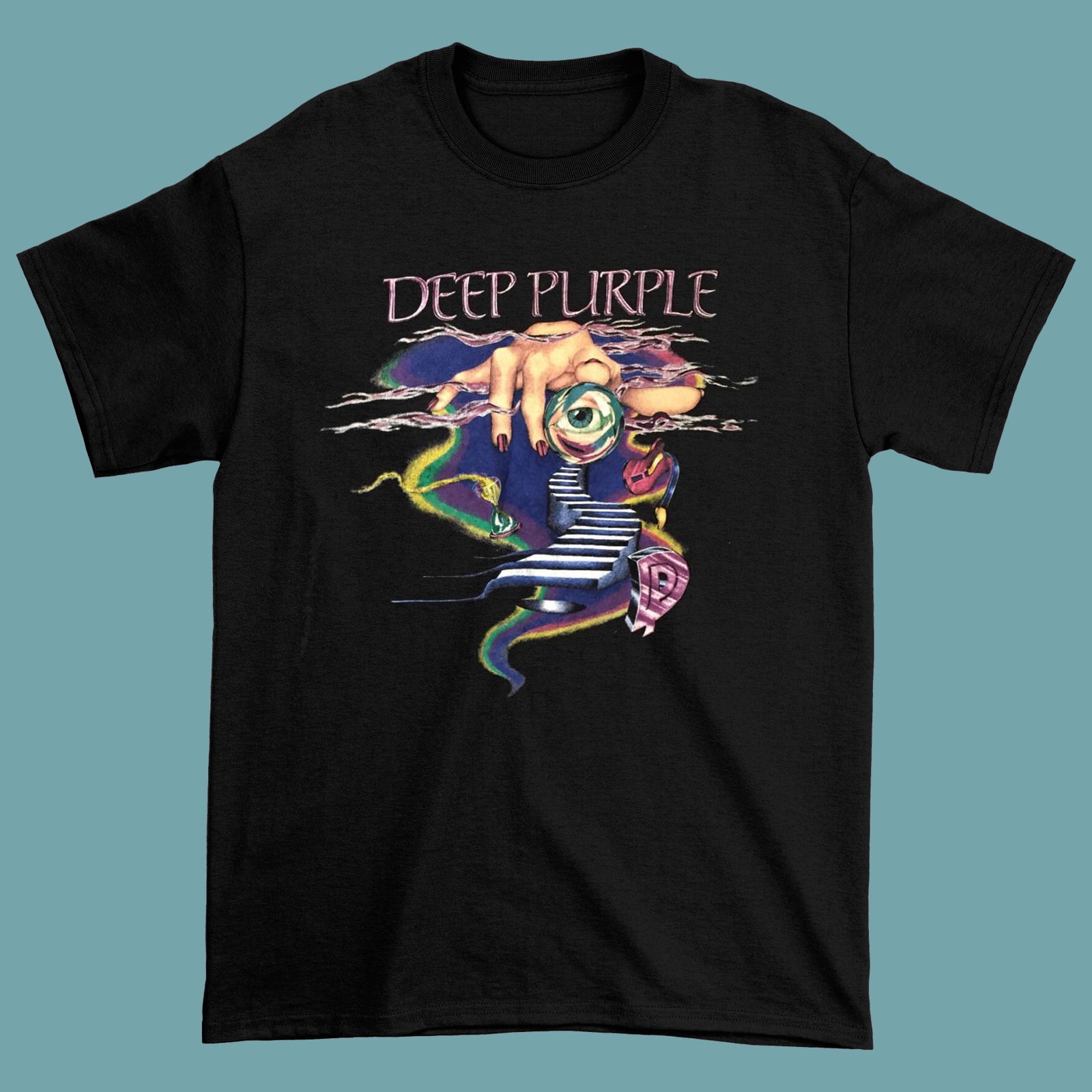 Deep Purple Band T-shirt Black Short Sleeve All Sizes PP548 - Walmart.com