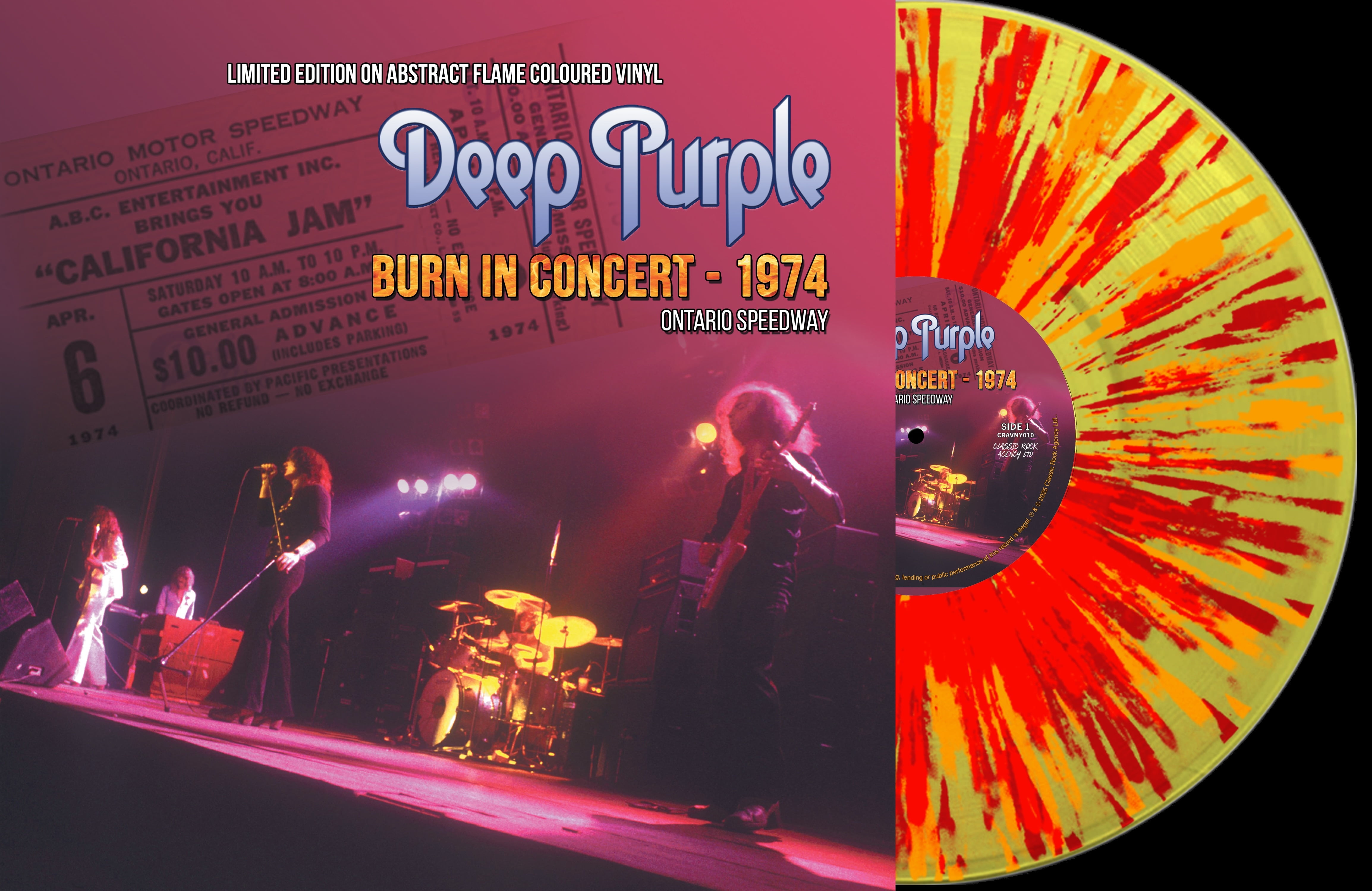 Deep Purple Burn in Concert (Limited Edition) (Vinyl Record) - Walmart.com