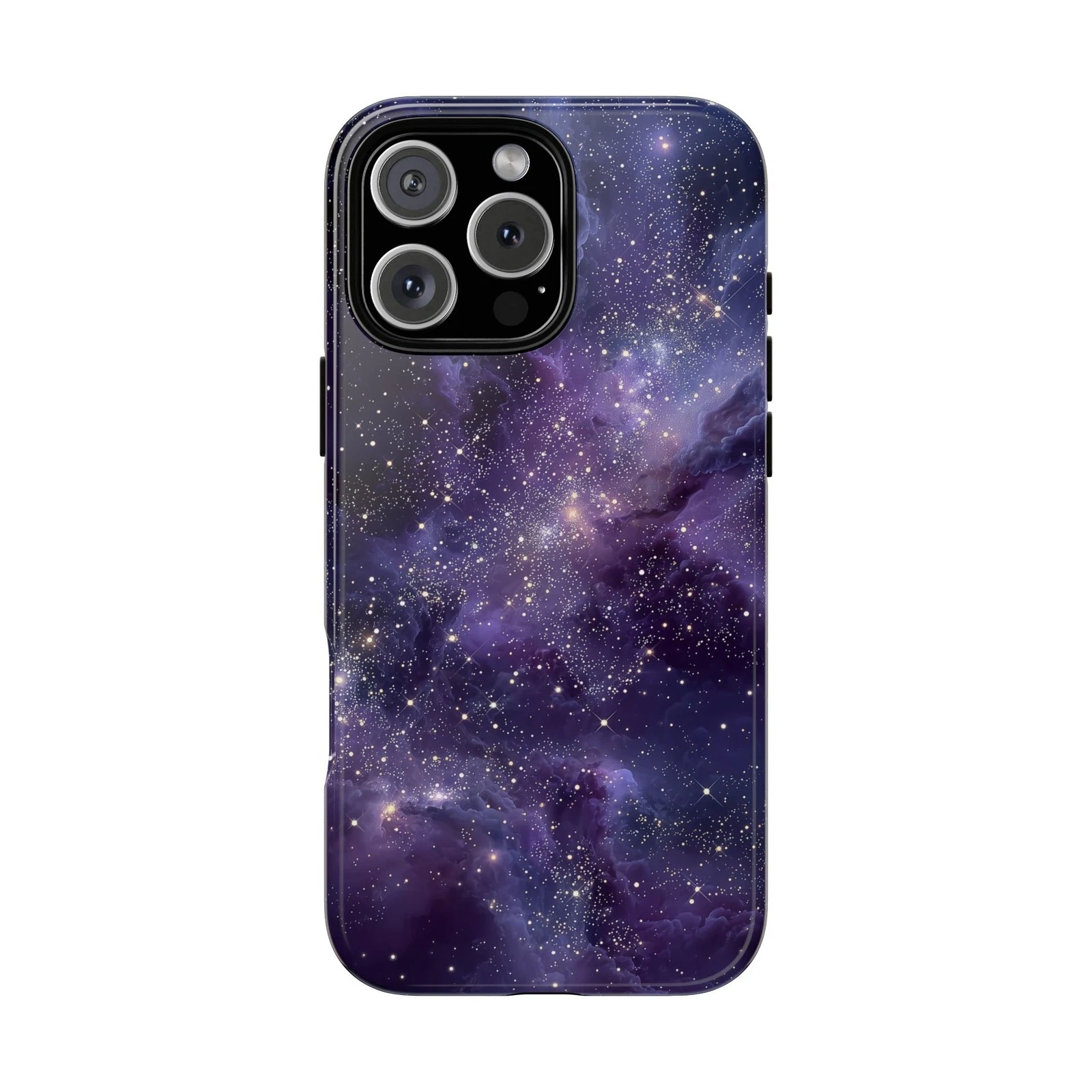 Deep Purple Nebula Star Cluster Art Phone Case for iPhone Case 17 ...