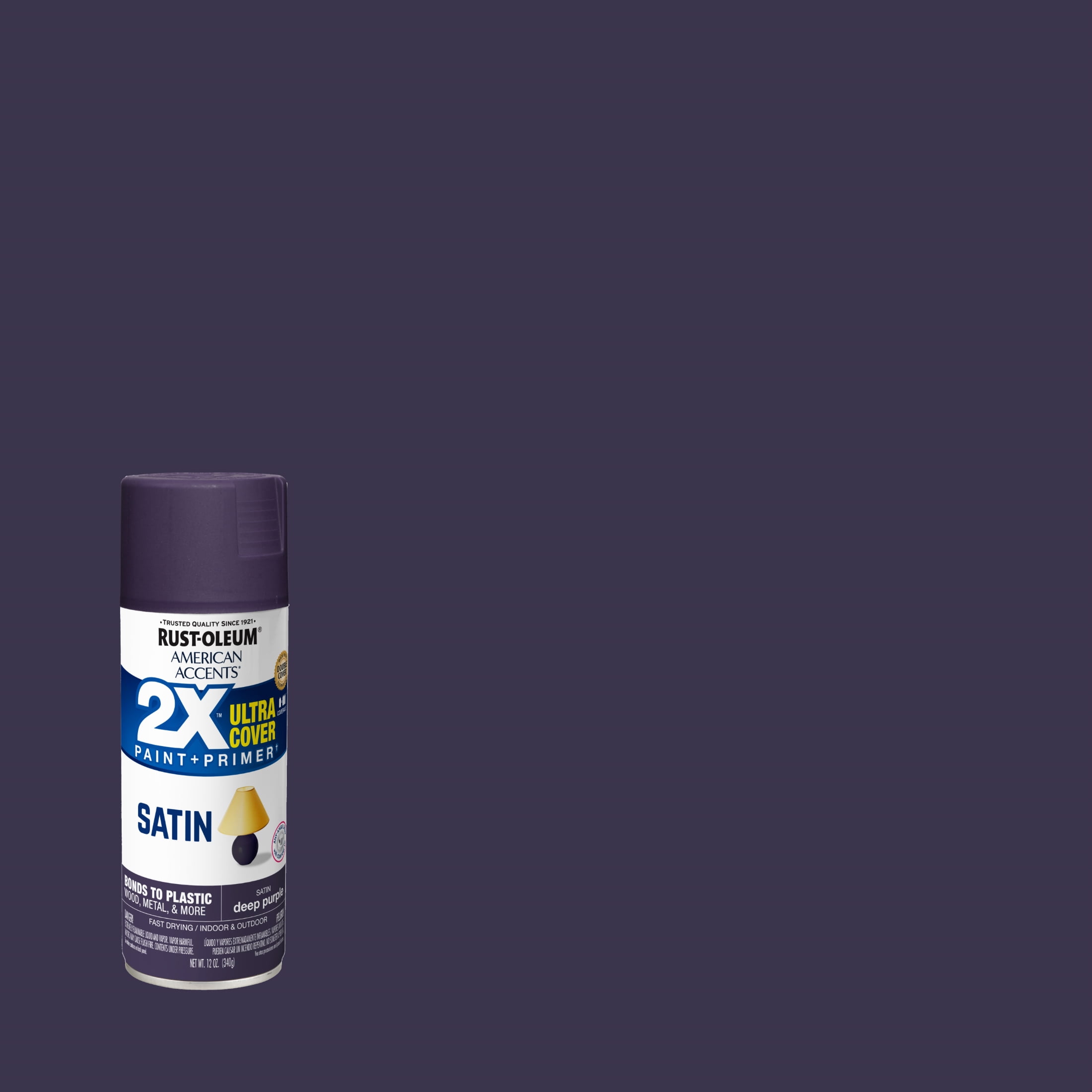 6 Pack, Deep Purple, Rust-Oleum American Accents 2X Ultra Cover Satin ...