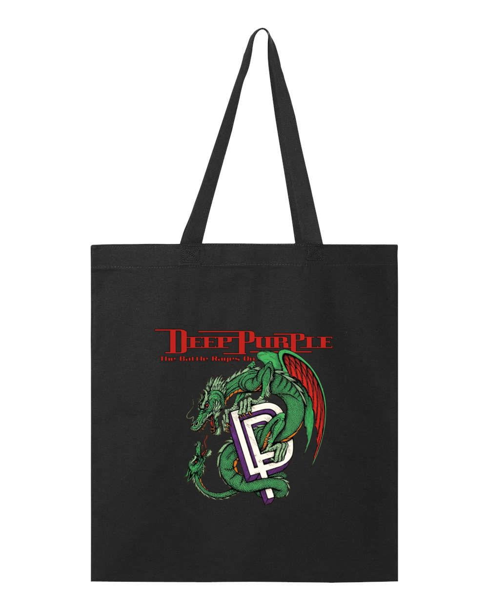 Deep Purple Tote Bag with Rock Band Tour Graphic Limited Edition ...