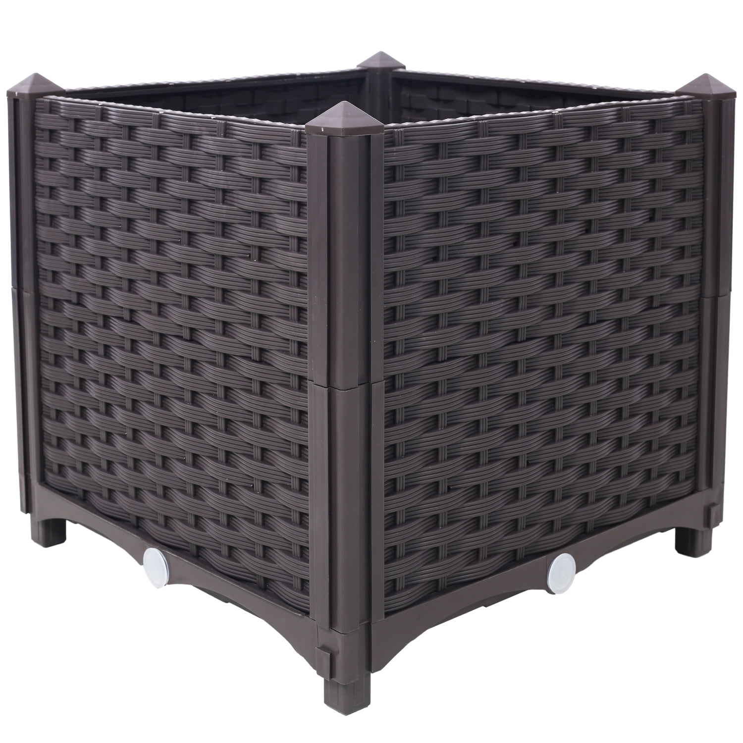 Deep Raised Garden Bed Plastic Planter Boxes for Vegetables Flowers ...