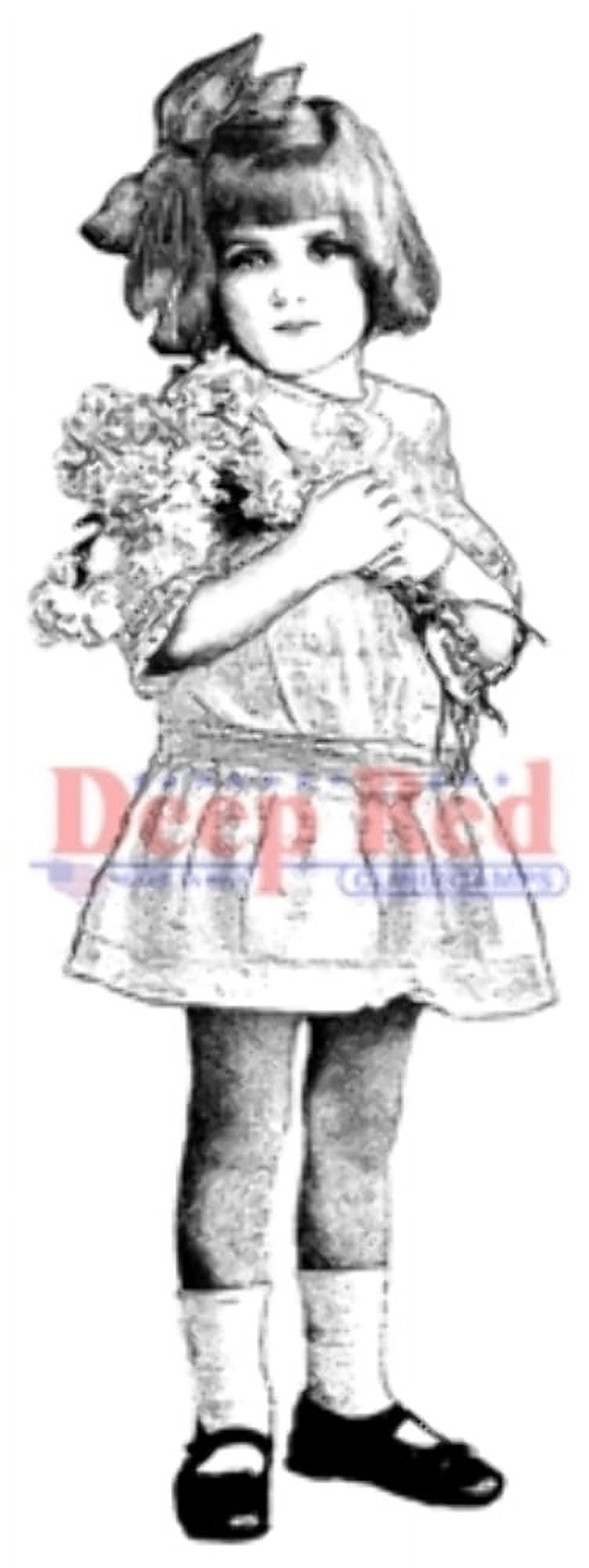Deep Red Cling Stamp 1"x3"-fresh Picked - Walmart.com