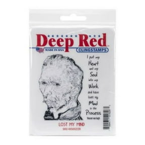 Deep Red Stamps African Elephant Rubber Stamp - Walmart.com
