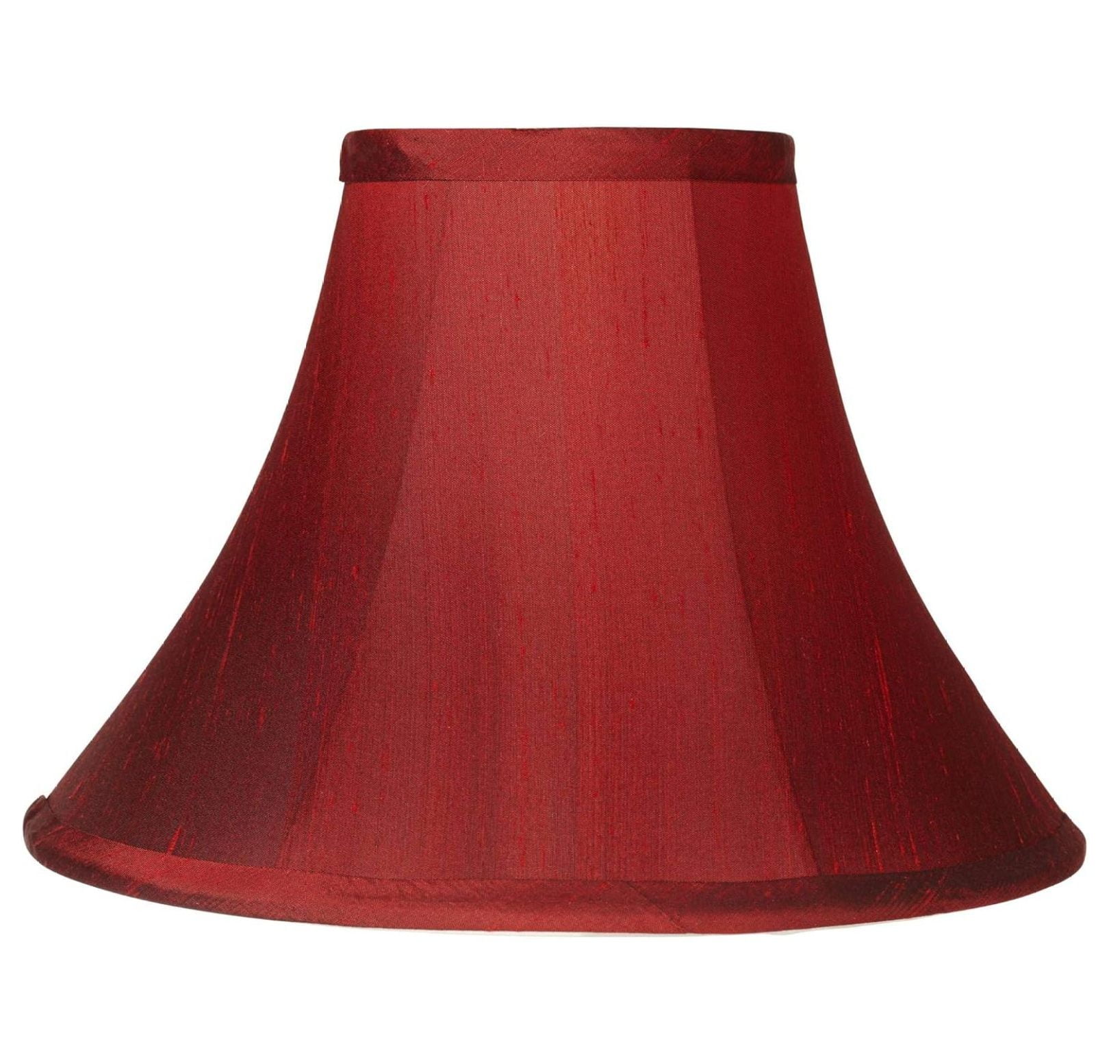 Deep Red Small Lamp Shade 5" Top x 12" Bottom x 8.5" High x 9" Slant ...