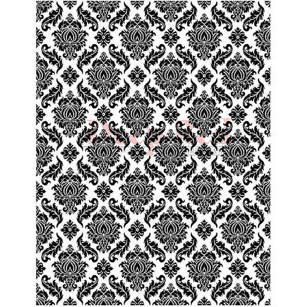 Deep Red Stamps 5X700061 Cling Stamp-Damask - Walmart.com