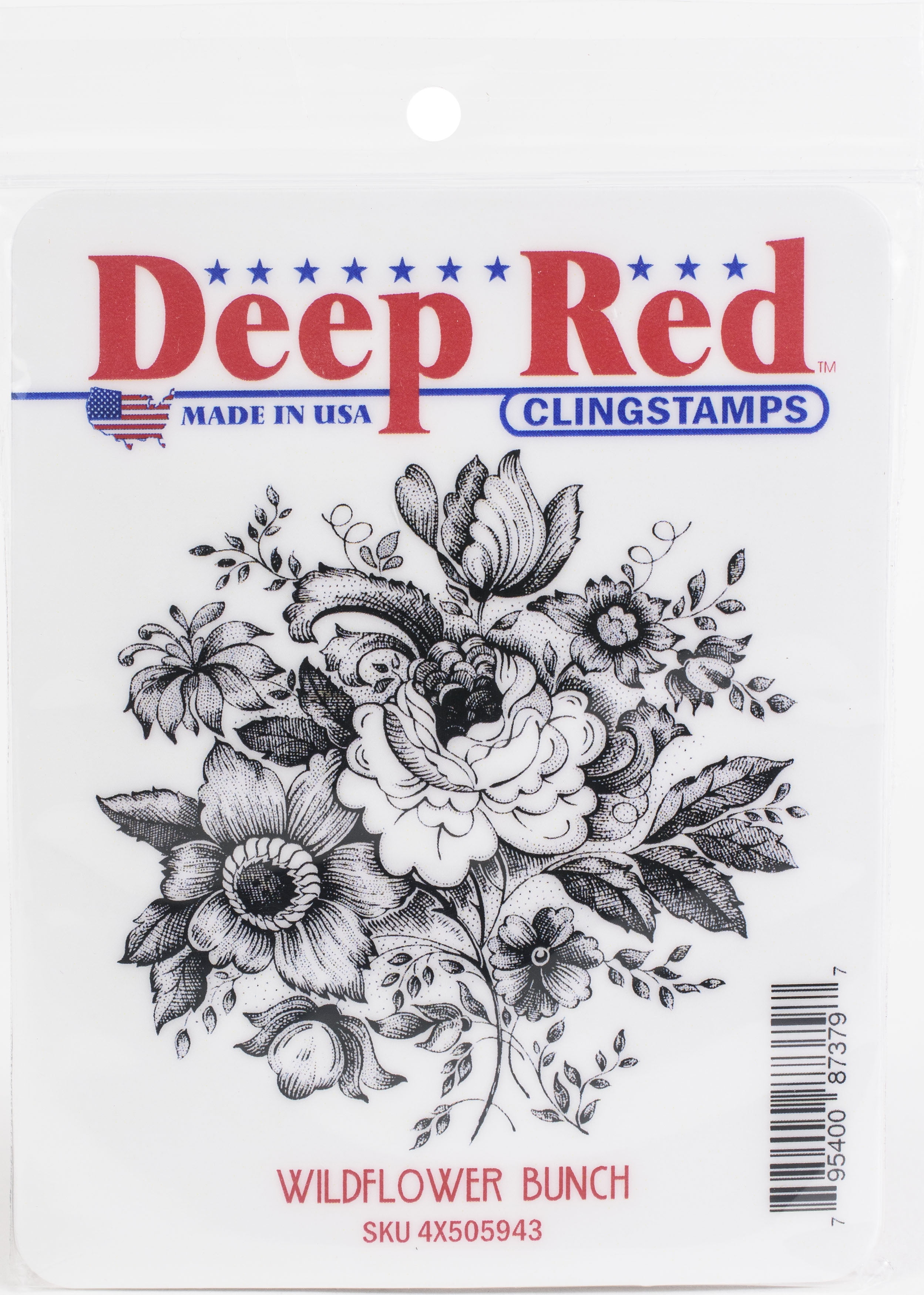 Deep Red Stamps Wildflower Bunch - Walmart.com