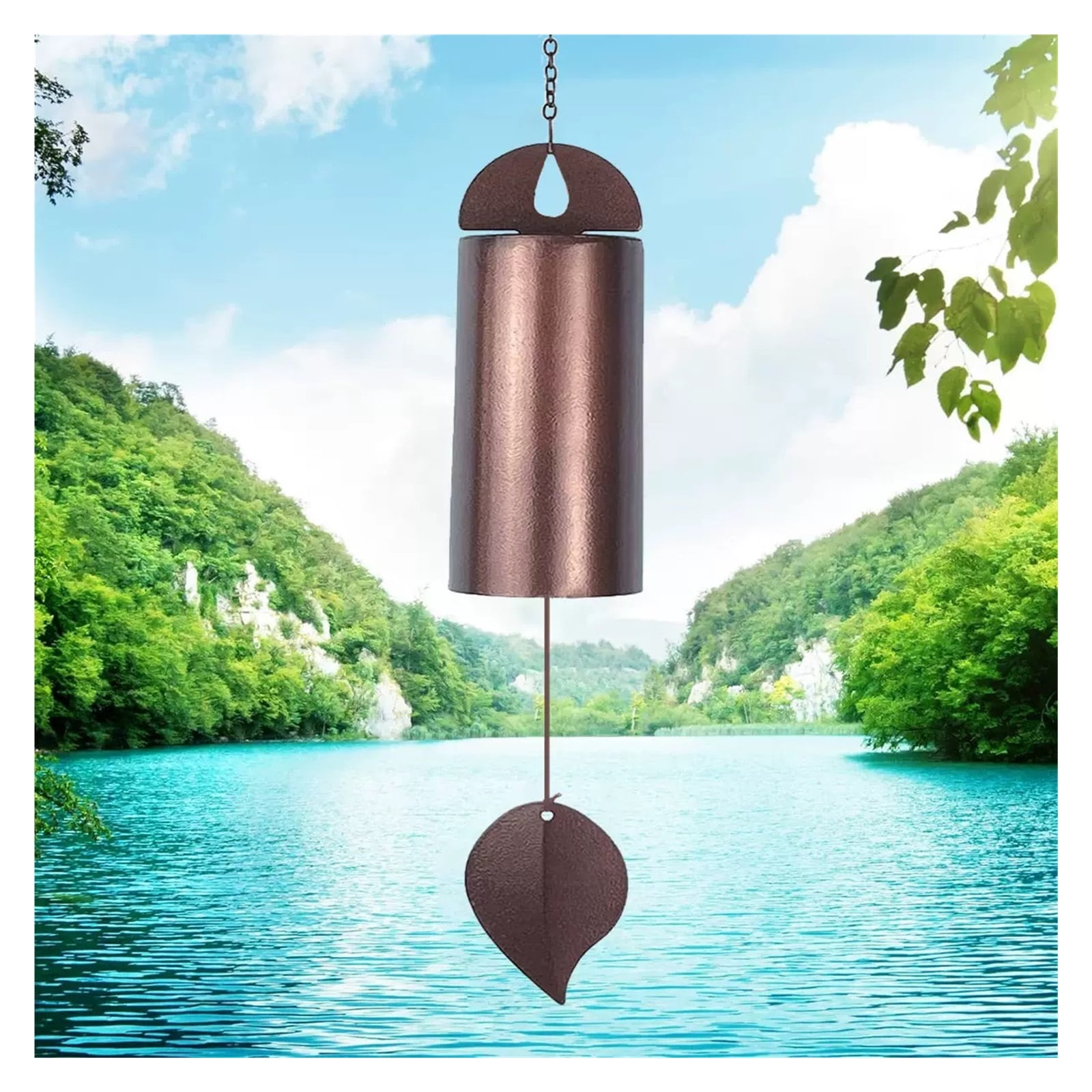 Deep Resonance Serenity Bell Large Wind Chimes for Outside Deep Tone ...