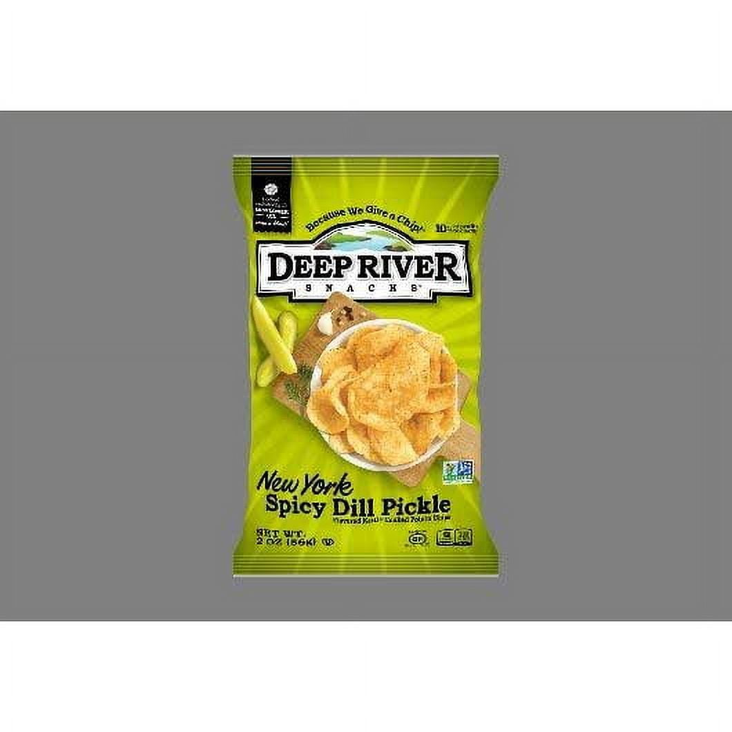 Deep River Snacks New York Spicy Dill Pickle Kosher & Gluten Free ...