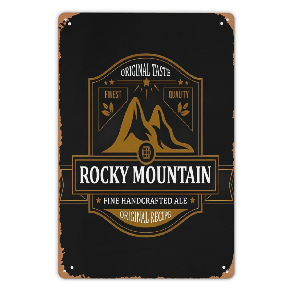 Deep Rock Galactic Rocky Mountain Beer Label Art Print Vintage Retro ...