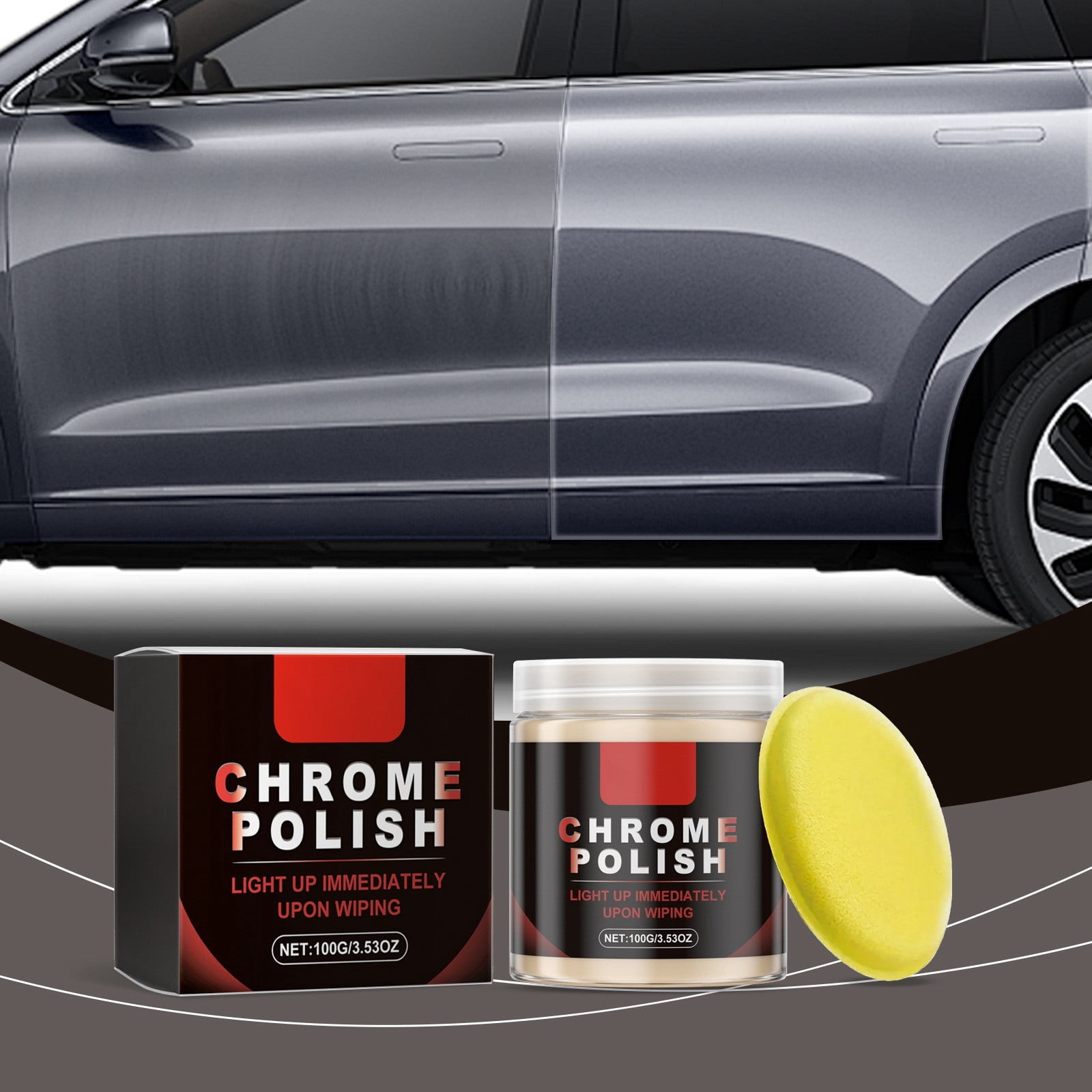 Deep Scratch Repair Car Scratch Paste – Polishing Wax Kit with Sponge ...