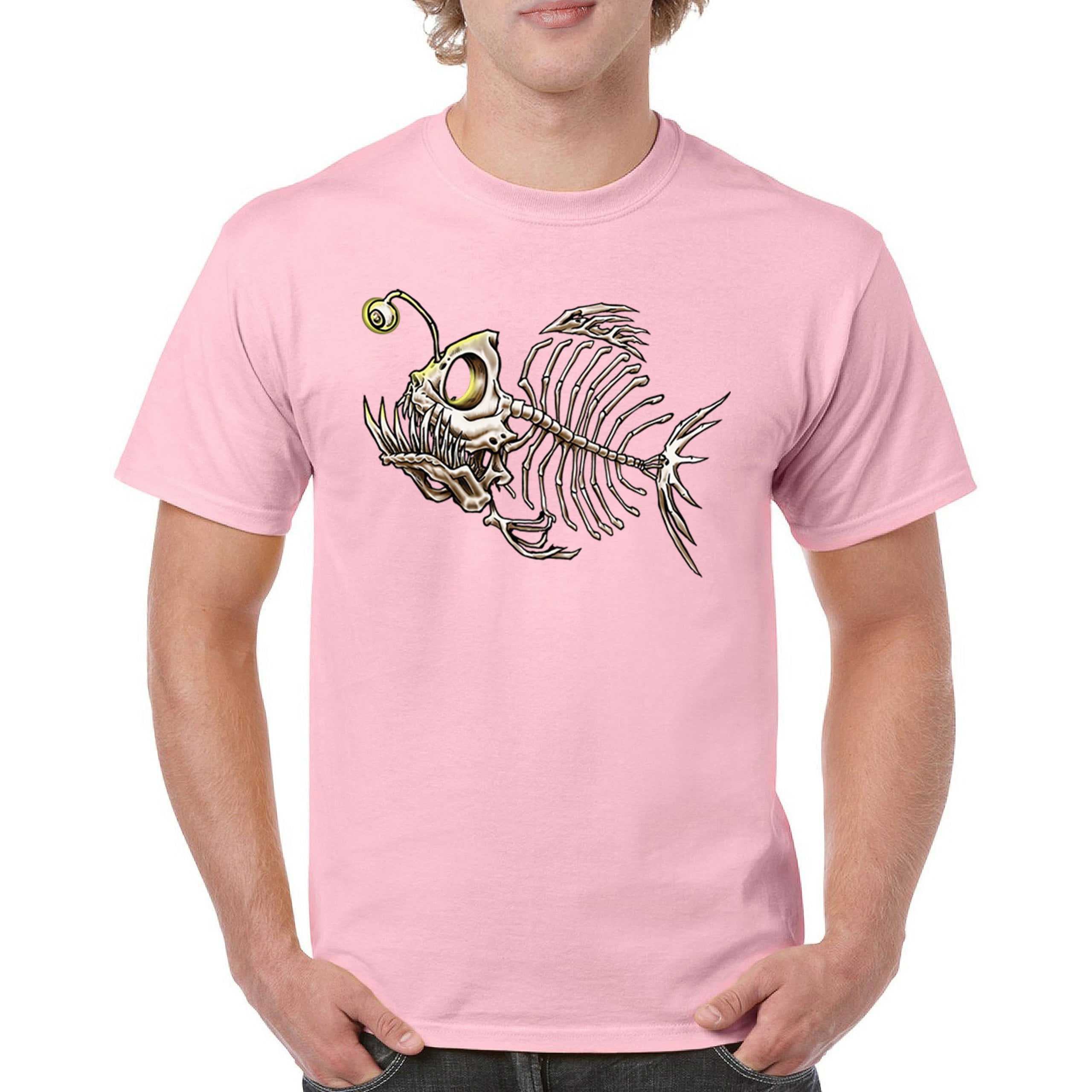 Deep Sea Angler Fish Skeleton T-shirt Fishermen Fishing Lover Gift ...