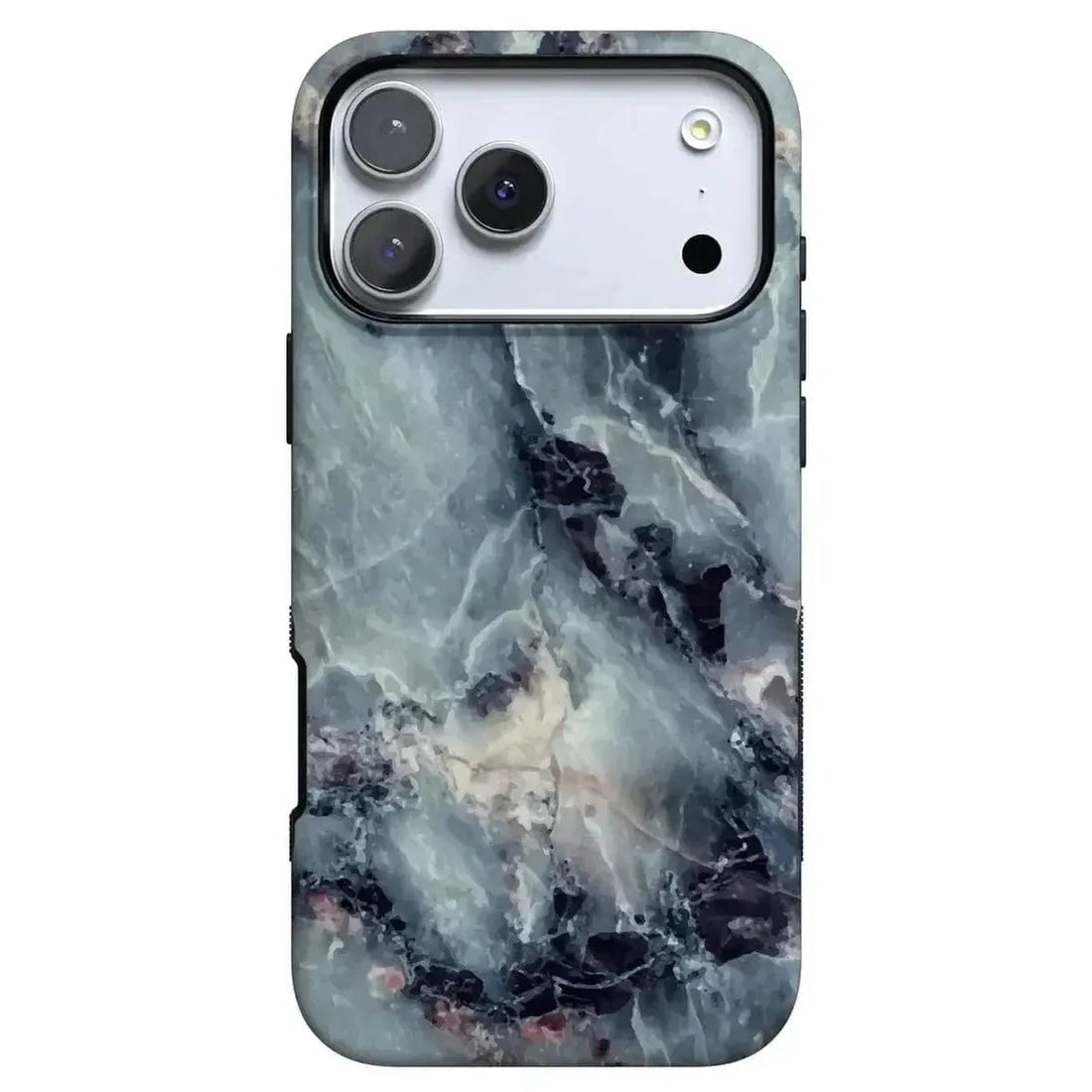 Deep Sea Blue Marble Stone Phone Case 17 16 15 14 13 12 11 Pro Max ...