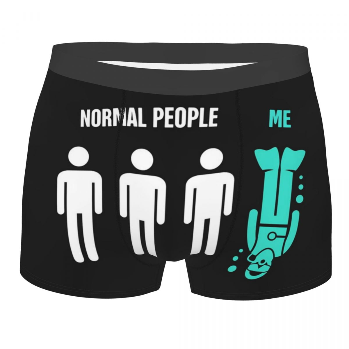 Deep Sea Caveran Diver Underwear Men Sexy Printed Custom Dive Explore ...