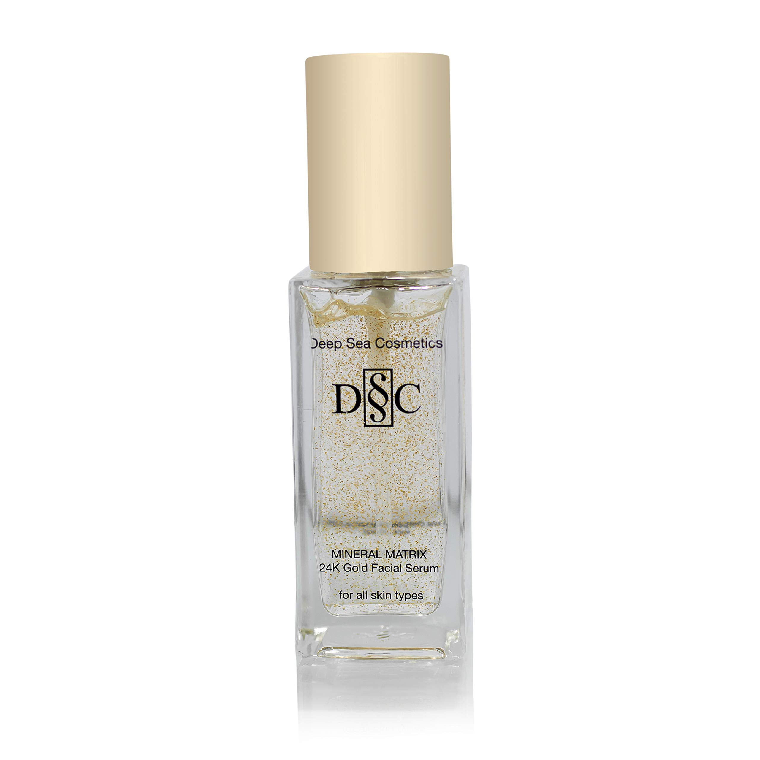 Deep Sea Cosmetics | Mineral Matrix 24K Gold Facial Serum - seal broken ...