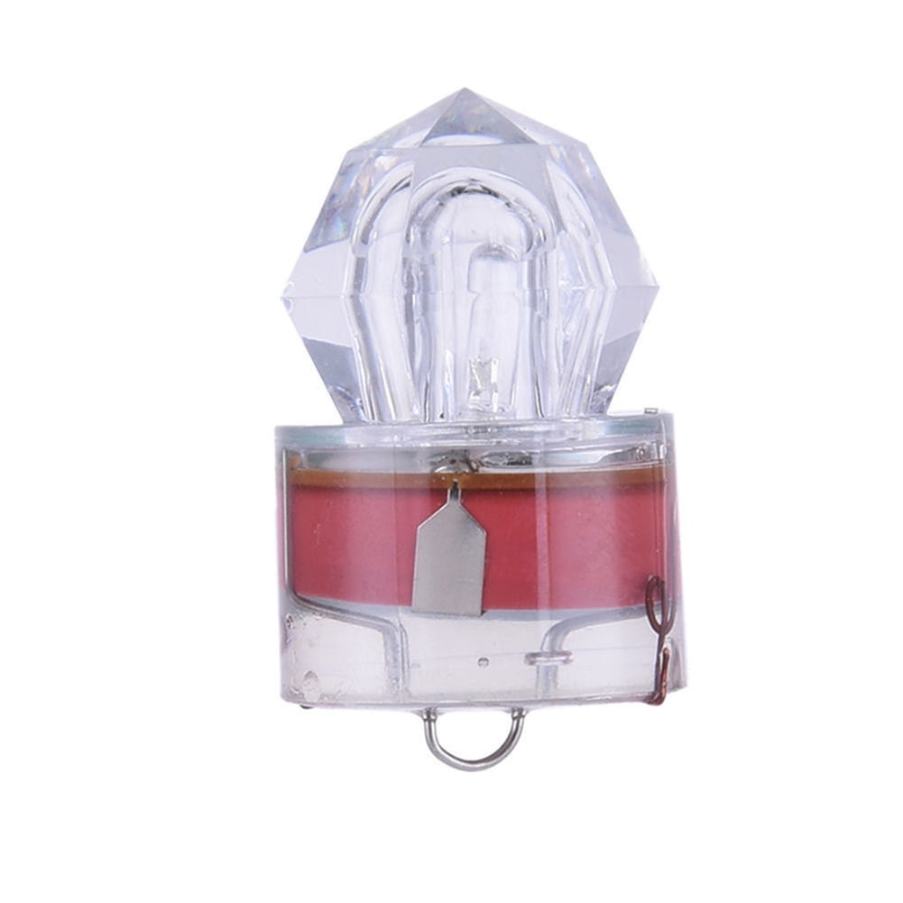 Deep Sea Diamond Shape Underwater Fishing LED Light Squid Strobe Bait ...