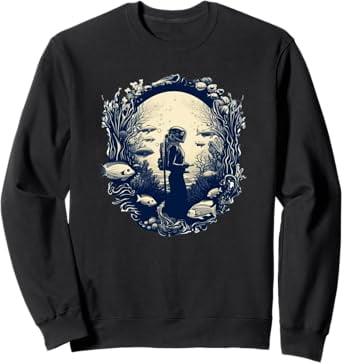 Deep Sea Diving apparel, Vintage Divers Sweatshirt - Walmart.com