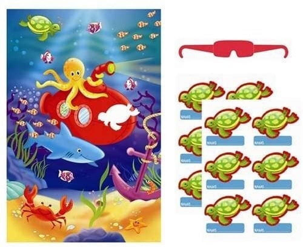 Deep Sea Fun Party Game Poster (1ct) - Walmart.com
