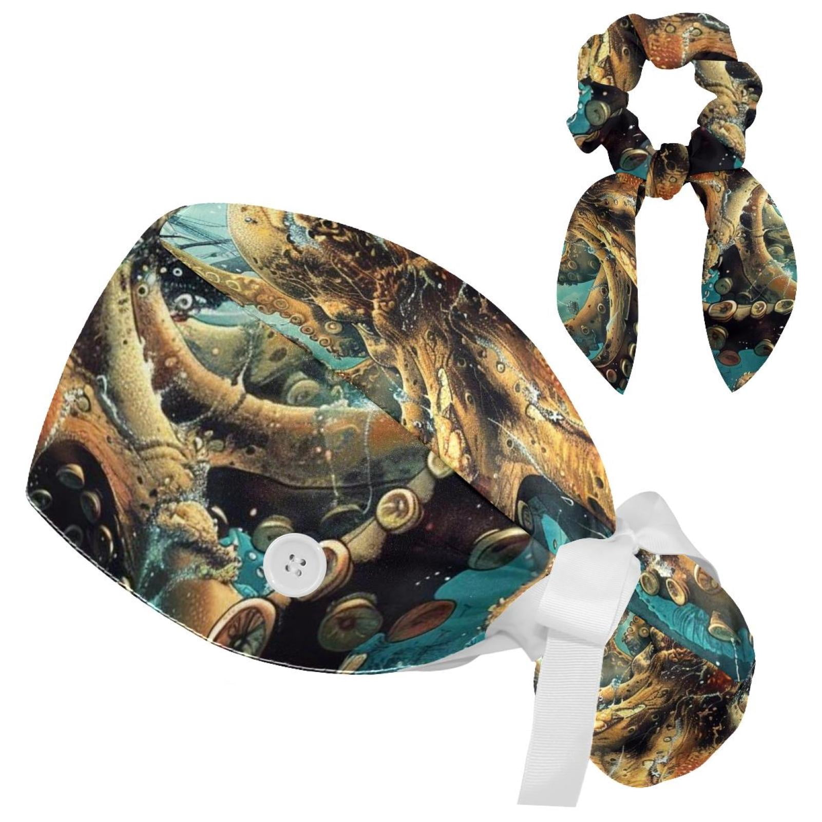 Deep Sea Octopus Monster Women's and Men's Cap Working Hat One Size ...