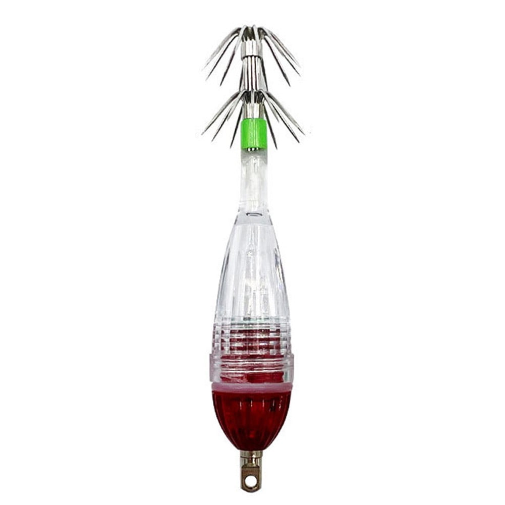 Deep Sea Squid Octopus Bait Hook LED Underwater Fish Luring Light Night ...