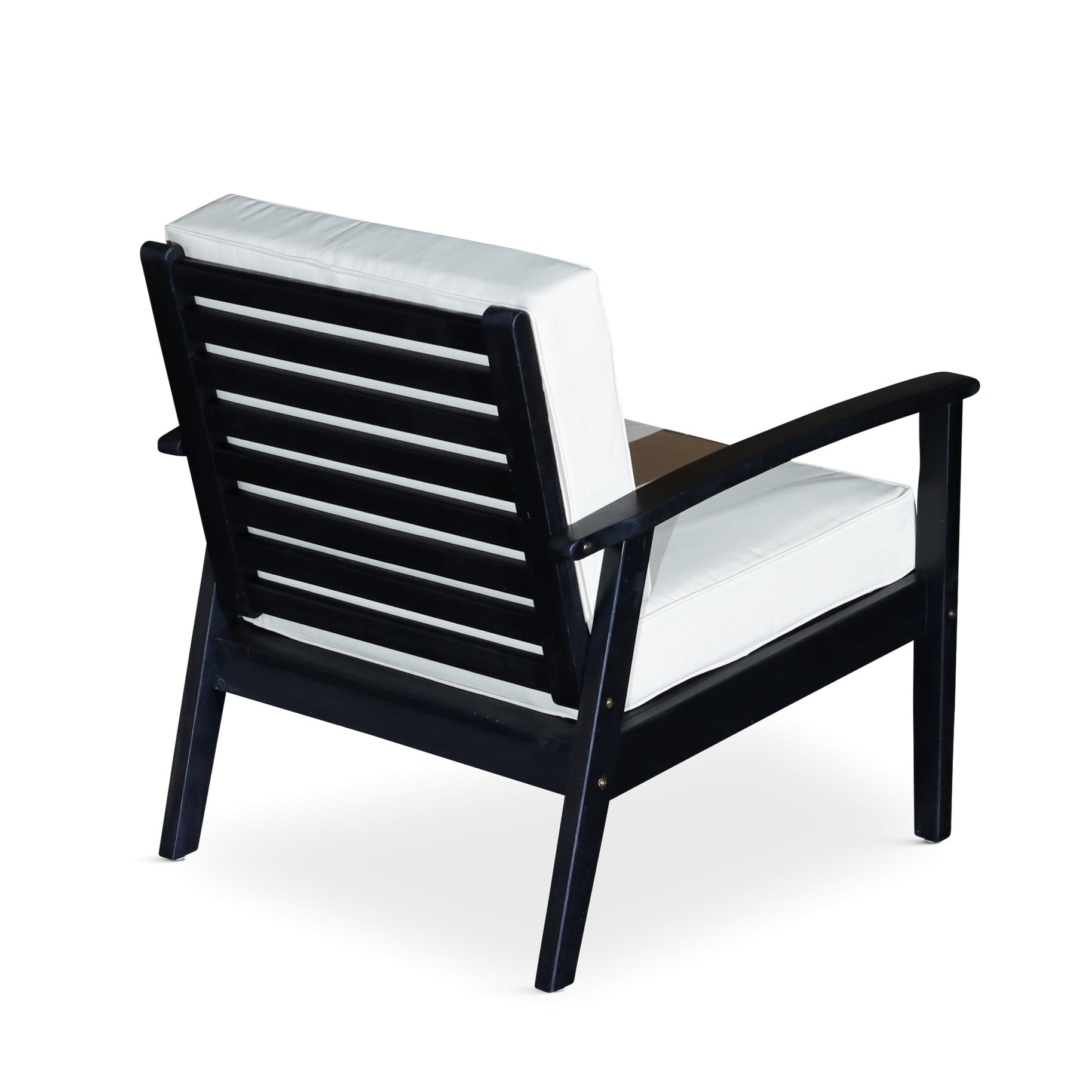 Deep Seat Eucalyptus Lounge Chair | Espresso Shade, Dark Green Seating ...