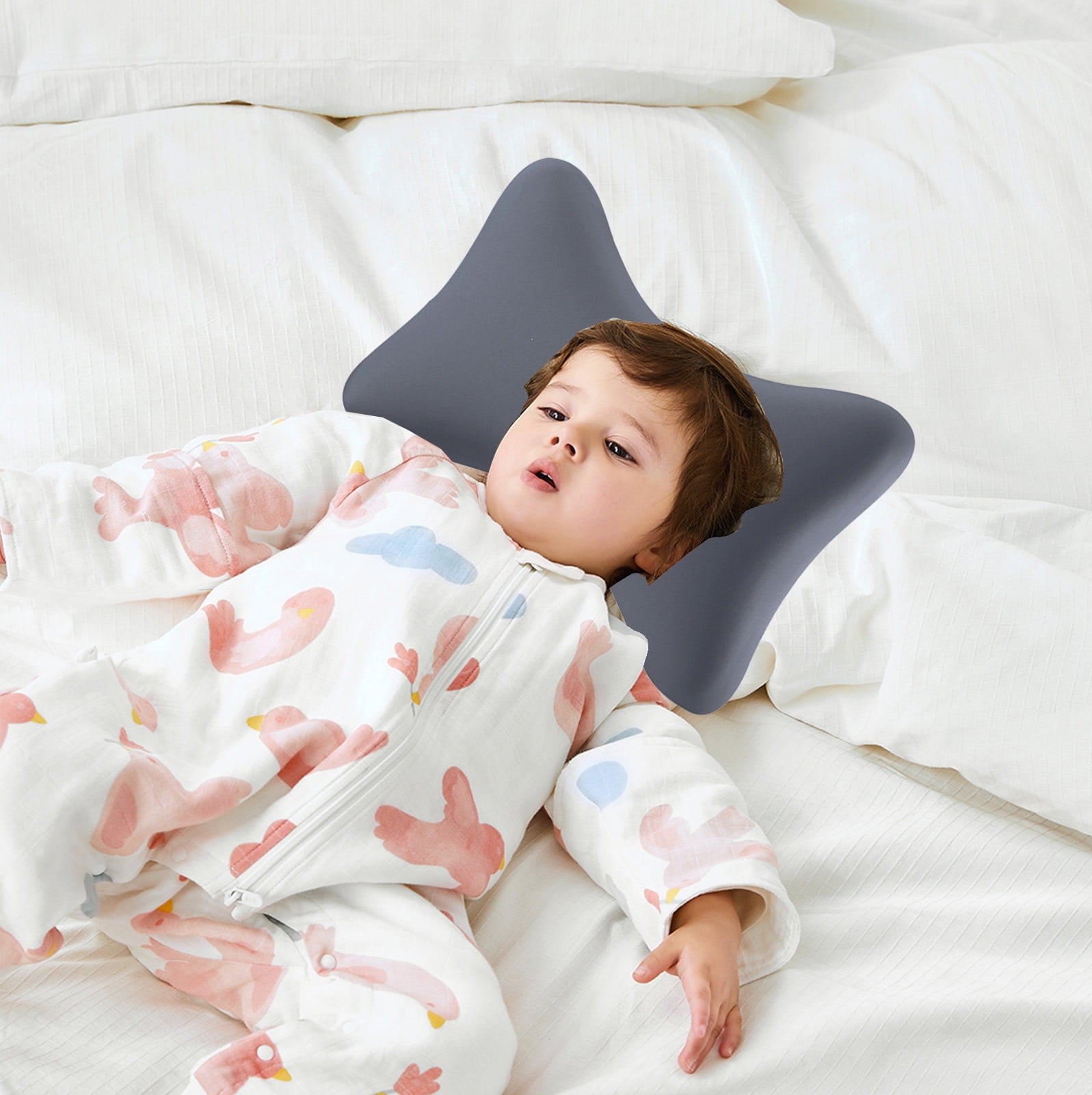 Deep Sleep Pillow, Patented Ergonomic Contour Design for Side & Back ...