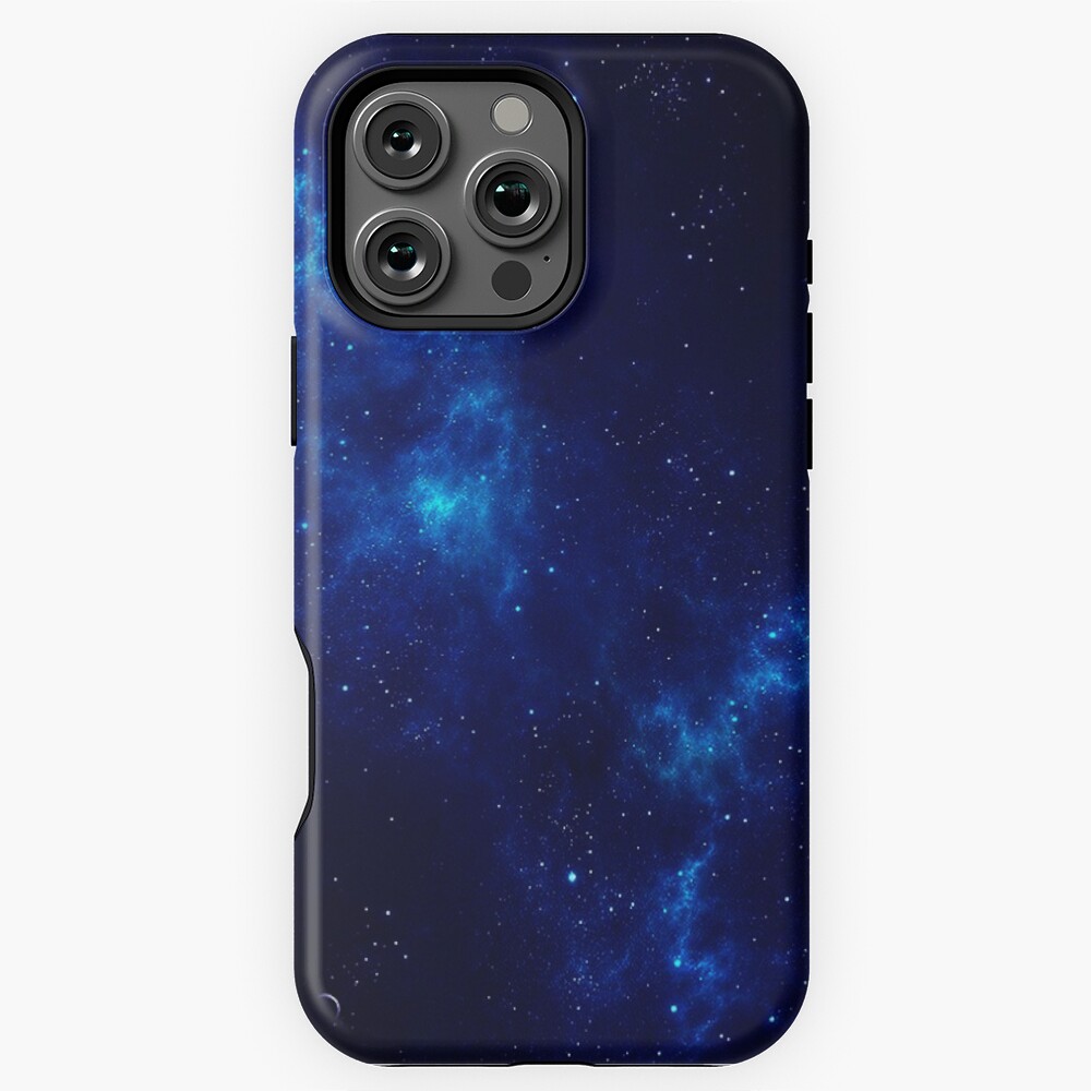 Deep Space Dark Blue Galaxy Phone Case for iPhone 16 15 14 13 12 11 Pro ...
