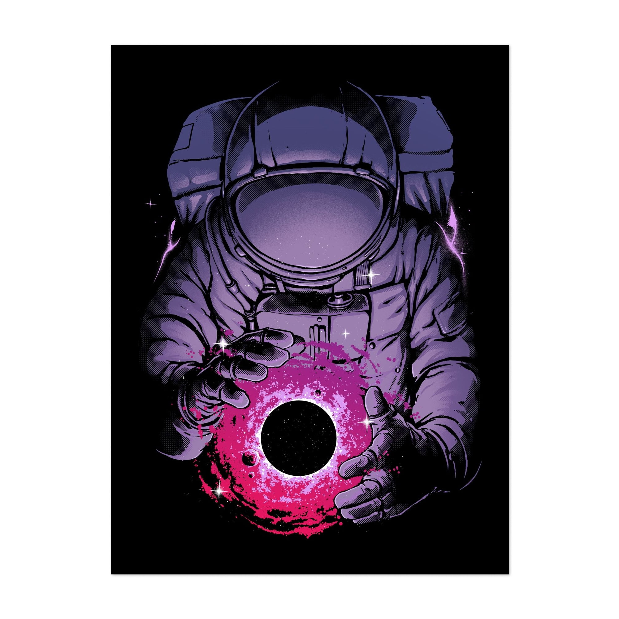 Deep Space - Digital Art Astronaut Space Sci-Fi Surrealism Cosmic Night ...