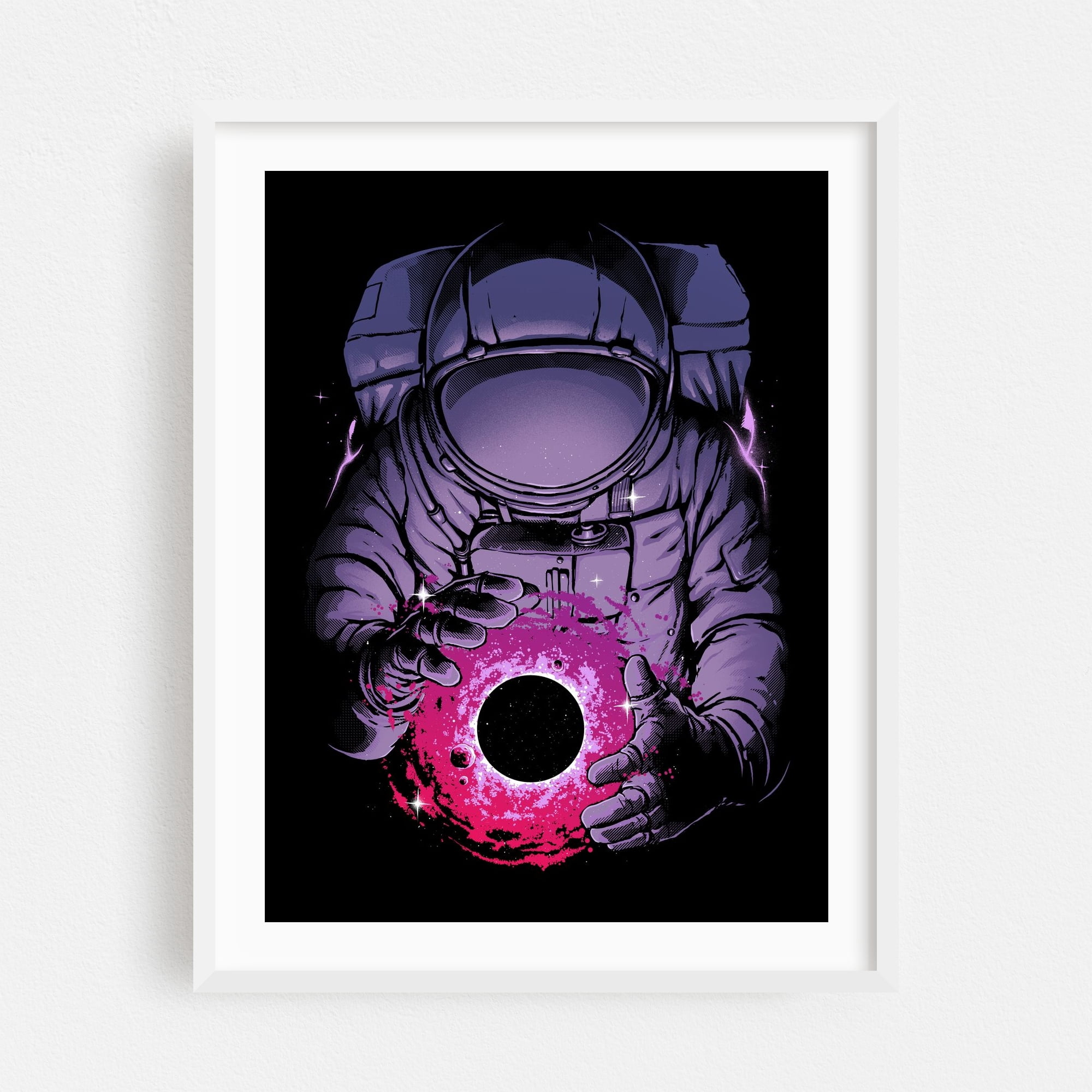 Deep Space - Digital Art Astronaut Space Sci-Fi Surrealism Cosmic Night ...