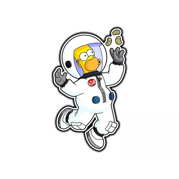 Deep Space Homer Waterproof Sticker Phone Decal Water Bottle Stickers ...