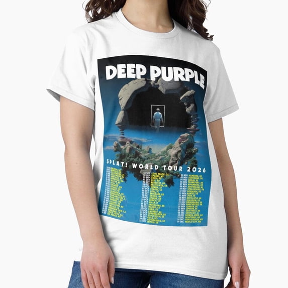 Deep Splat Tour Purple Manapila Heavy Concert T-Shirt - Walmart.com