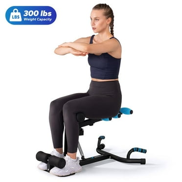 syedee Seated AB Curl, Back Extension Machine, Plate Loaded, 450lbs ...