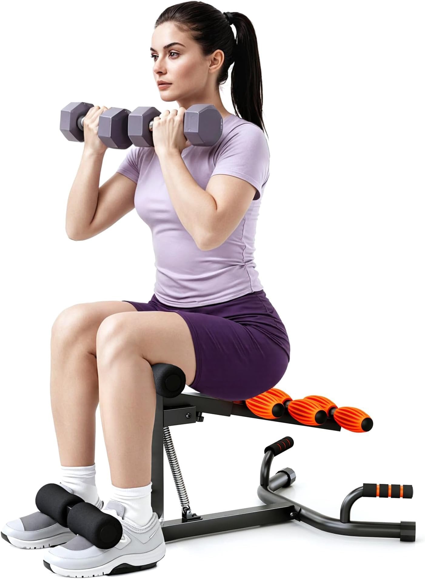 Deep Squat Machine, Adjustable Glutes Trainer Machine, Core & Abs for ...