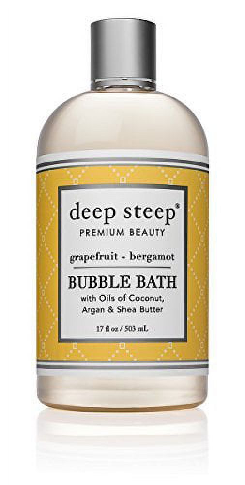 Deep Steep Bubble Bath Grapefruit Bergamot, 17 Ounce - Walmart.com