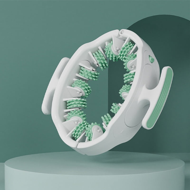 Deep Tissue Muscle Roller Massager, 14-Roller Manual Massage Tool For ...