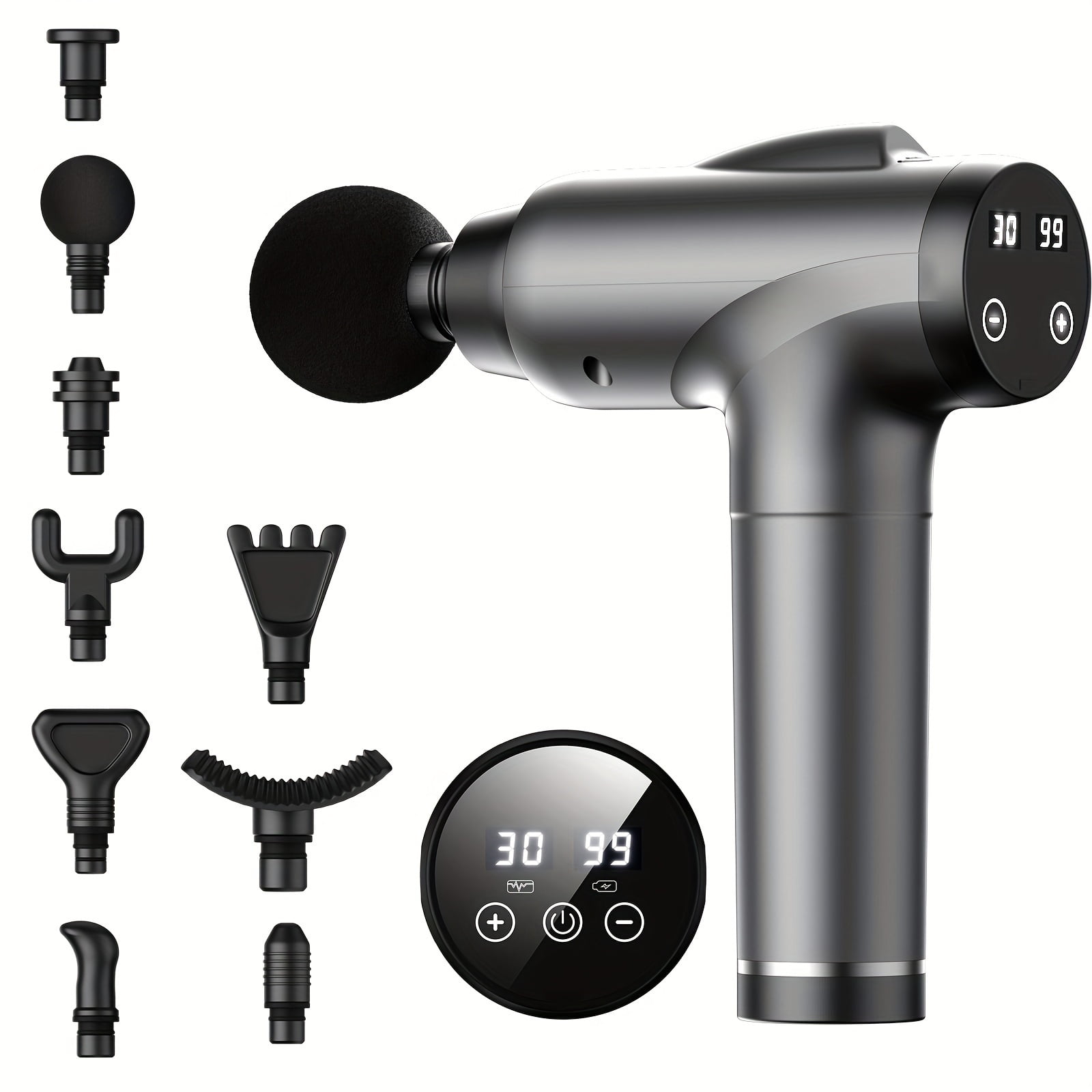 Deep Tissue Percussion Massager - 30 Speed Handheld Electric Back ...