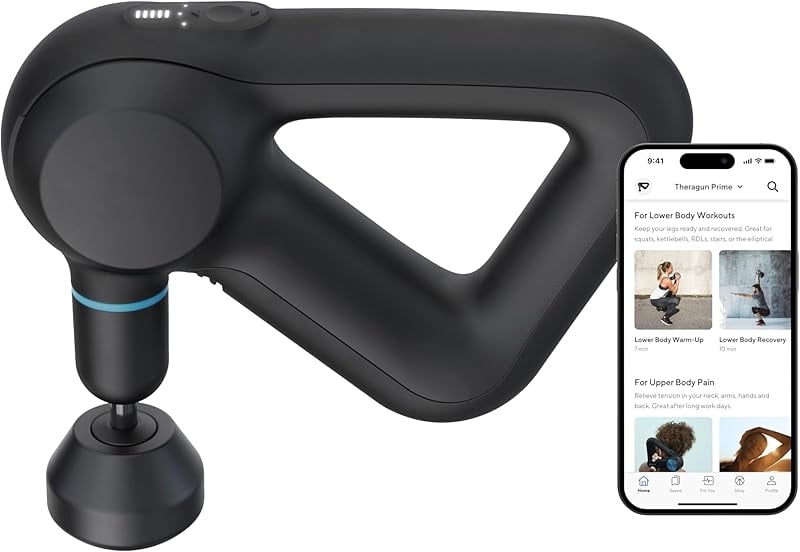 Deep Tissue Therapy Massage Gun-Bluetooth-Enabled Electric Strike ...