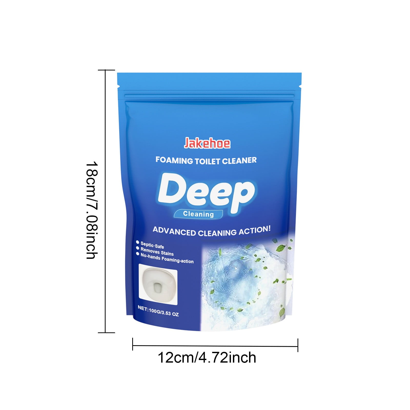Deep Toilet Cleaner, Toilet Bowl Cleaner, Self Activating Powder ...