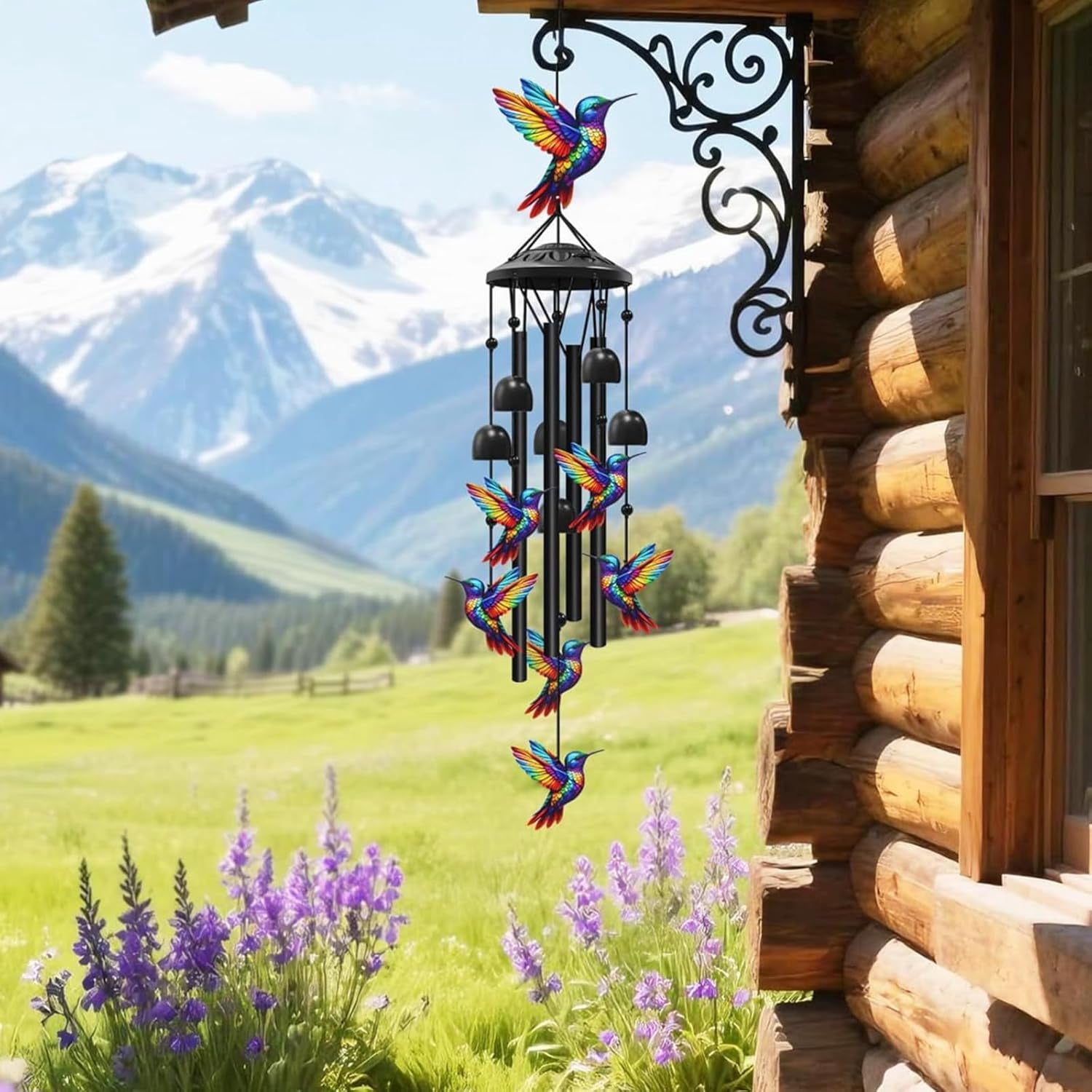 Deep Tone Memorial Wind Chimes Cardinal for Outdoor Yard35.43 ...