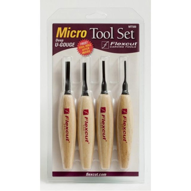 Deep U-Gouge Micro Tool Set - Walmart.com