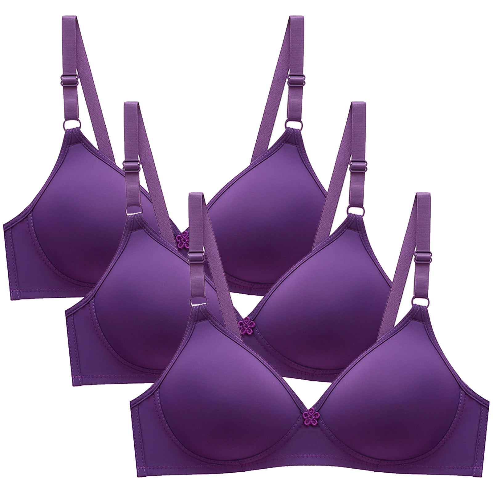 Deep V Bras for Ladies No Underwire Plunge Bralettes for Women T Shirt ...